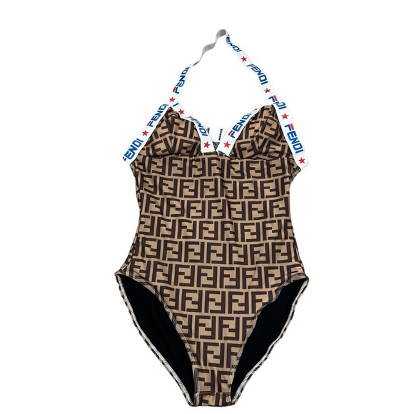 Fendi | Swim | Fendi X Fila One Piece Monogram Swimsuit | Poshmark